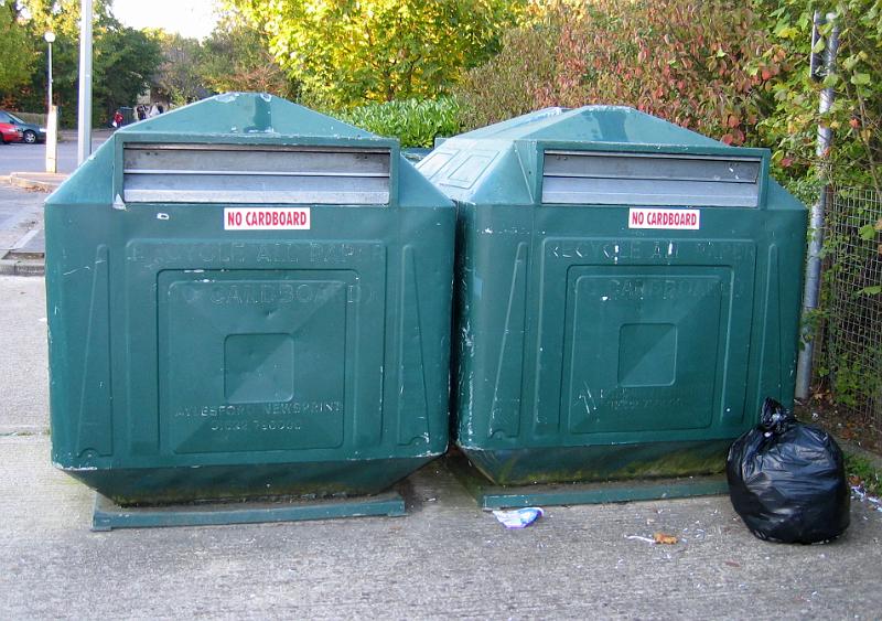 Paper recycling bank