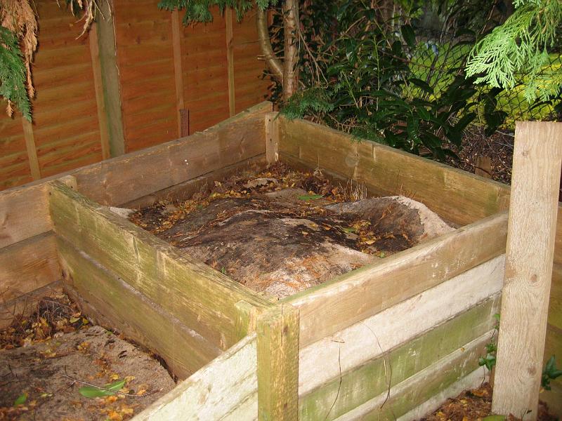 Compost left to rot down