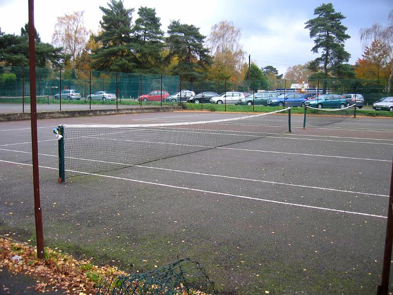 Hard tennis courts