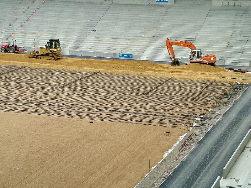 MK Dons Pitch Establishment 14 Under pitch heating