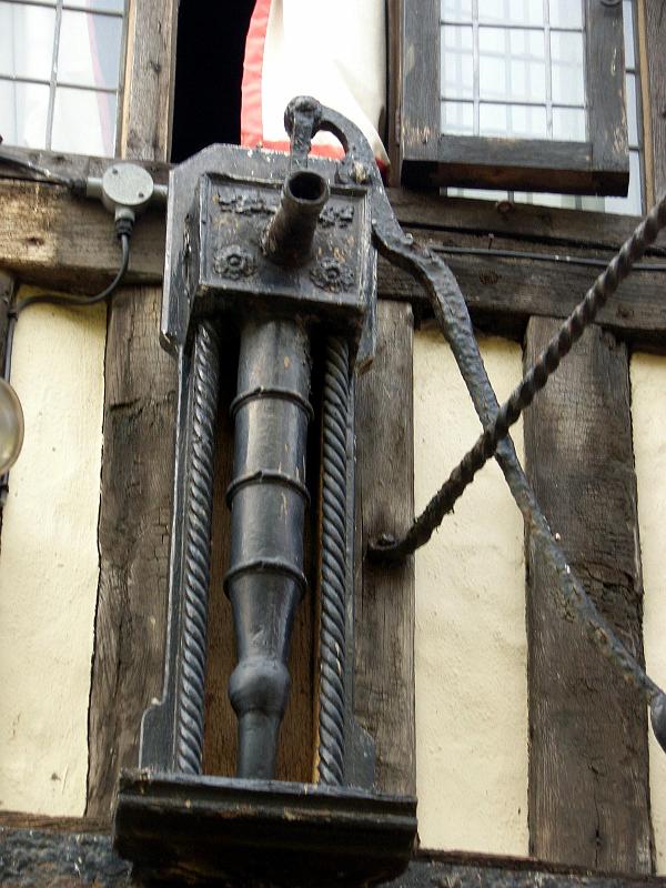 Ancient town pump