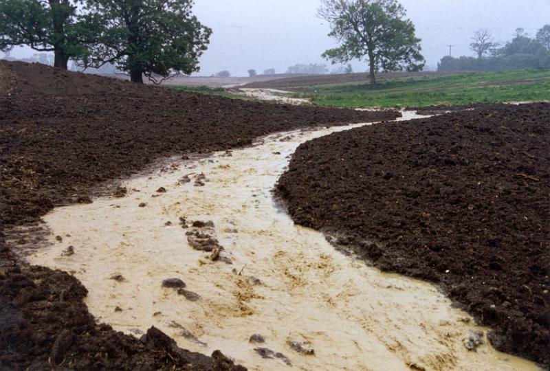 field flood yellow river