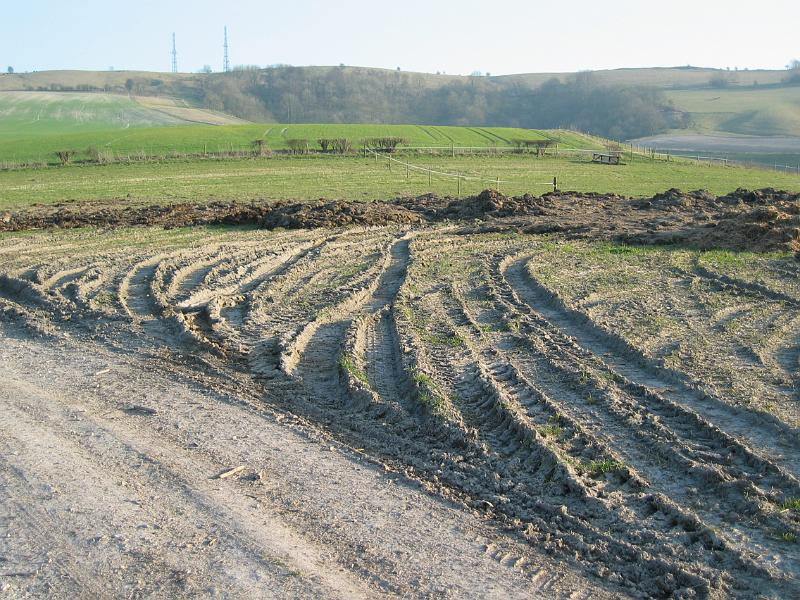 Erosion In Dirt Field